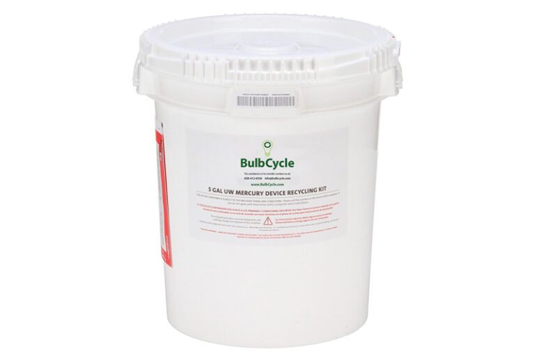 5 Gallon Universal Waste Mercury Equipment Recycling Pail (Holds 55 lbs ...