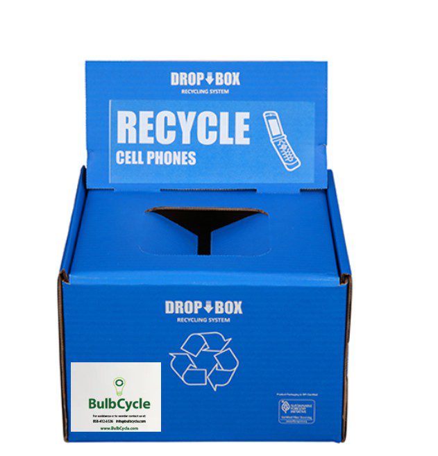 Cell Phone Recycling Drop Box (Holds110 cell phones) - BulbCycle ...